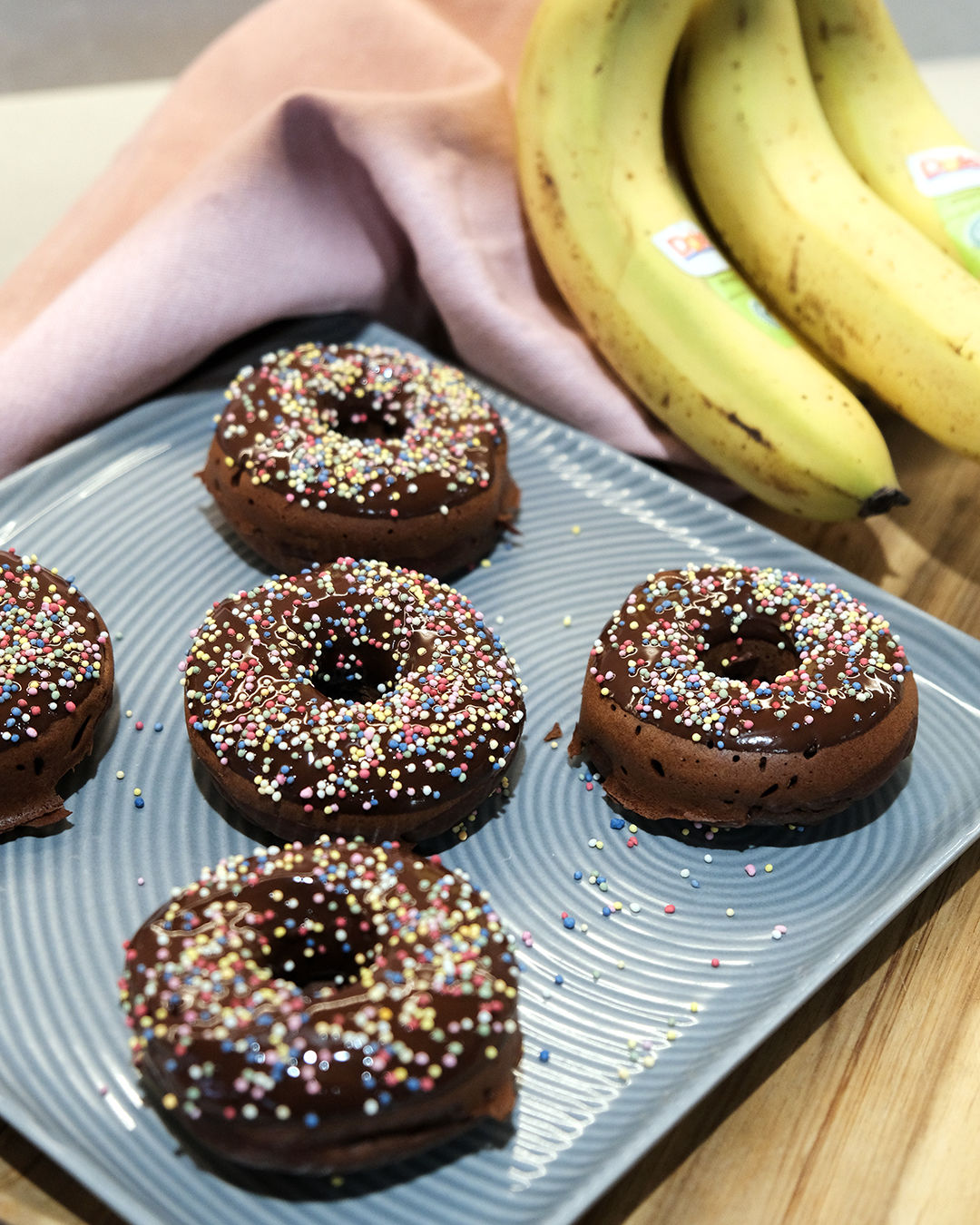 Dole NZ - Baked Chocolate Doughnuts